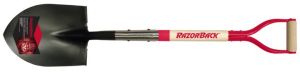 RAZORBACK D-HANDLE, ROUND POINT SHOVEL