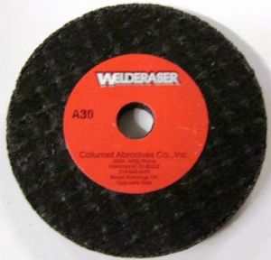 IN-LINE GRINDER WHEEL 3" X 1/4" X 3/8" WELD ERASER